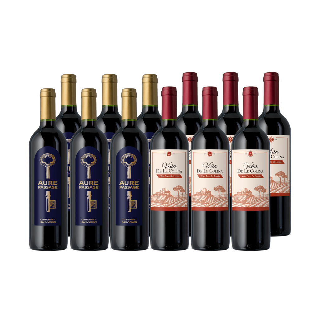 Vino Voyage Discovery Wine 12 Bottle Set All Red – CellarStash Wine ...